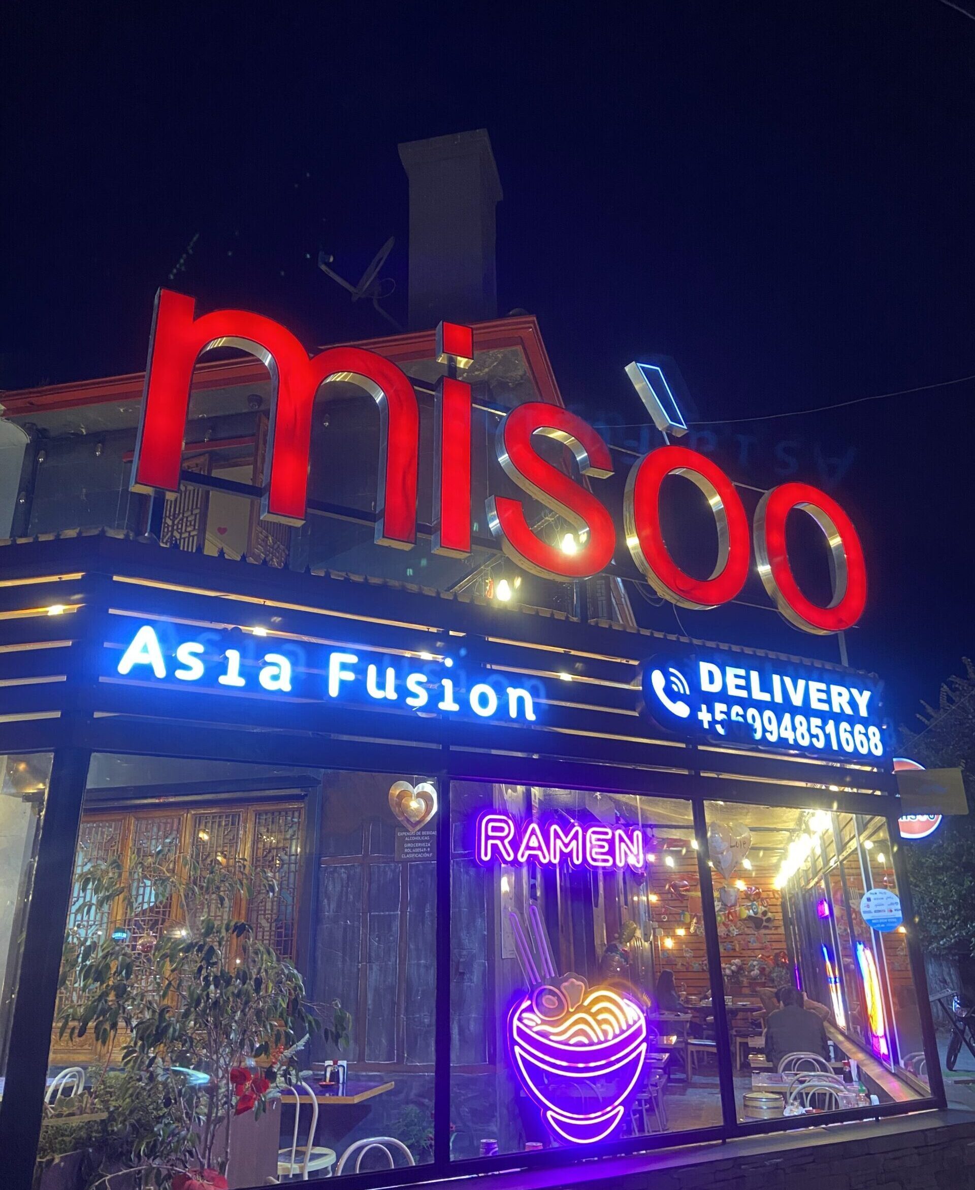 Misoo Asian Fusion — Ramen, sushi y bubble tea en Viña