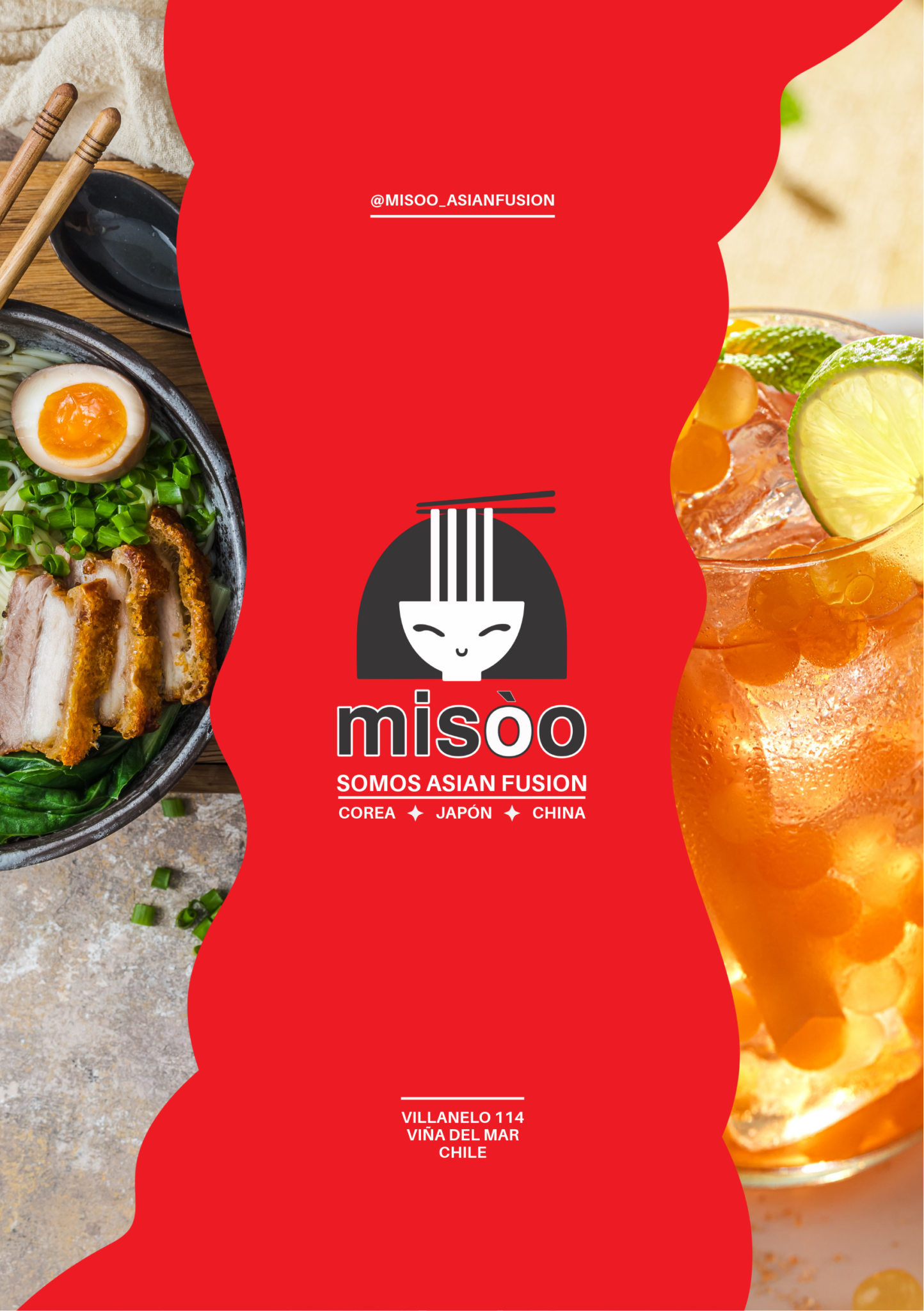 Ver carta Villanelo 114 - Misoo Asian Fusion
